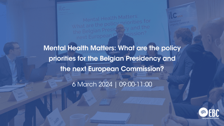 Mental Health Matters: What are the policy priorities for the Belgian Presidency and the next ...