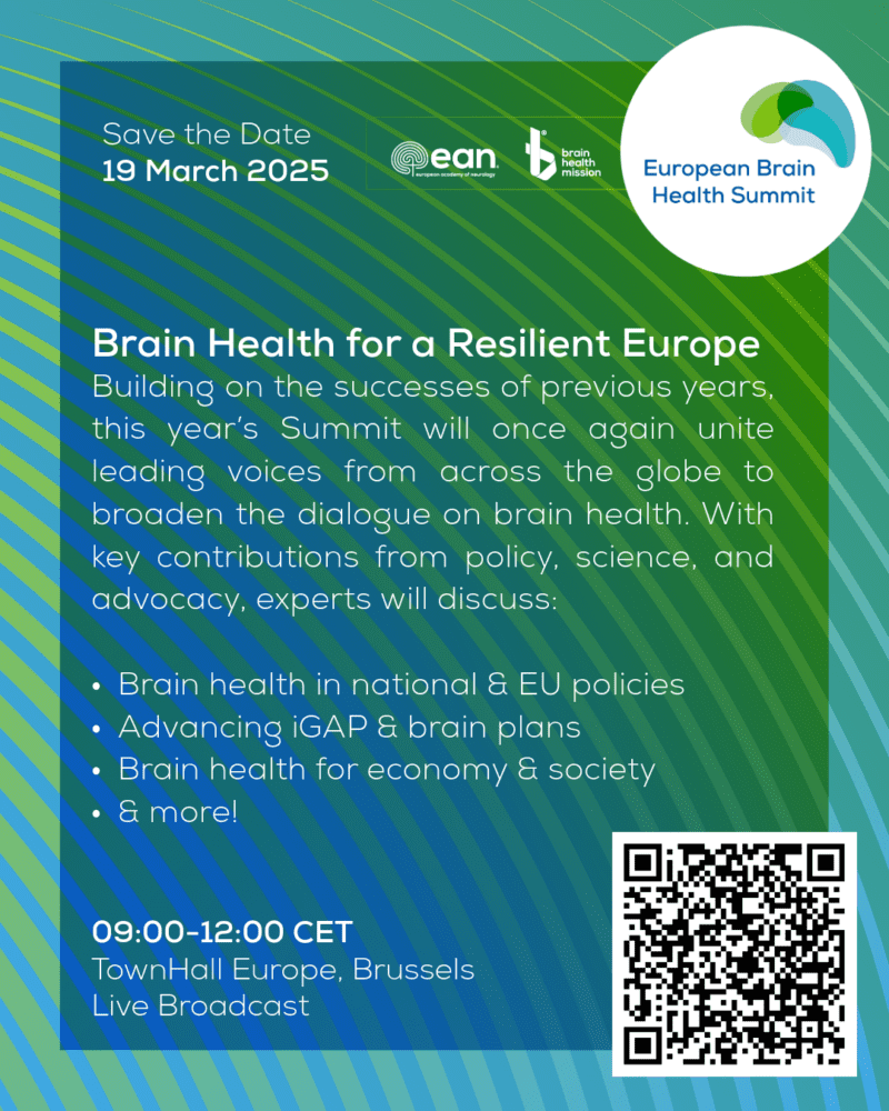 European Academy of Neurology: European Brain Health Summit 2025 – European Brain Council (EBC)